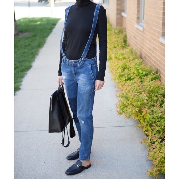 Zara | Jeans | Zara Denim Suspender Overalls | Poshmark